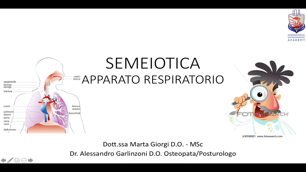 SEMEIOTICA POLMONARE – Anteprima | INTERNATIONAL OSTEOPATHIC ACADEMY